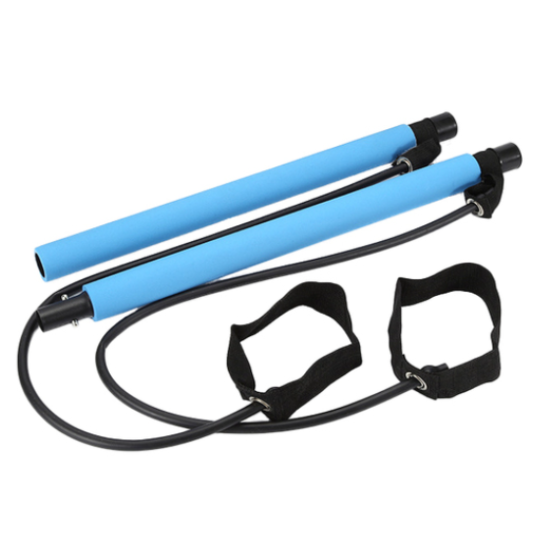 ALOMIE Pilates Bar FitPro™, Trainingsstange mit Gummibändern, pilates ...